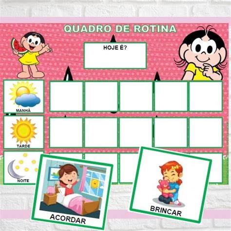 Quadro De Rotina Meninas Compre Produtos Personalizados No Elo7