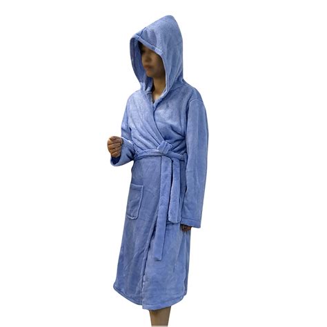 Xmmswdla Fleece Robe For Women Plush Warm Bathrobe Womens Fluffy Soft