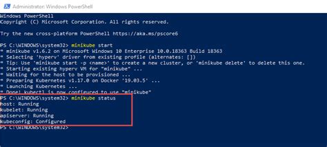 don t start your minikube virtual machine from hyper v