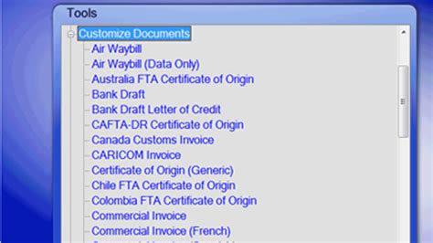 customizing export documents in shipping solutions software video