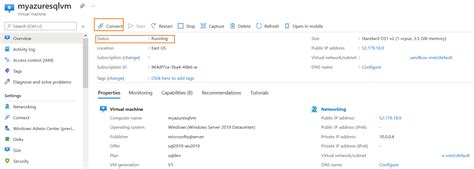 deploy sql server on azure vm using the azure portal