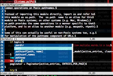 turning vim into a modern python ide another way of life
