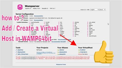virtual host in wamp how to add virtual host in wamp 64 bit version