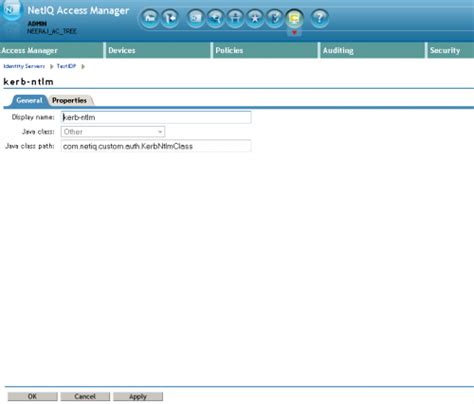 how to configure netiq access manager for ntlm authentication by