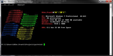github mikepruett3 psfetch a powershell implementation of the