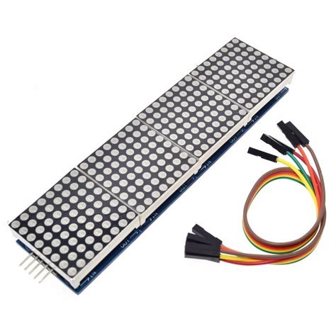 display modulo matriz de led 8x32 com chip max7219 arduino r 37 90