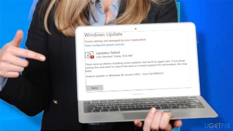 how to fix error 0xc1900223 when installing feature update