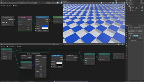 basic noise texture maps differently in geometry nodes vs shader editor