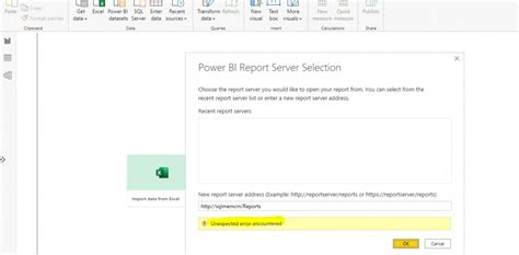 fix configmgr power bi report unexpected error sccm configuration
