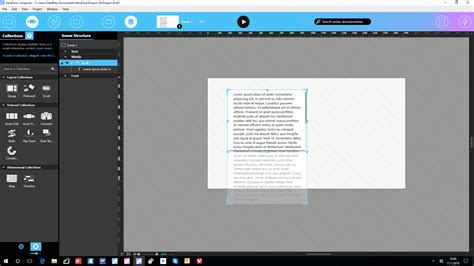 how to create scrollable text intuiface help center