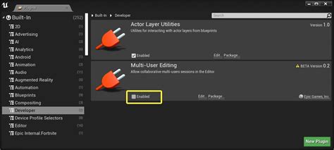 getting started with multi user editing unreal engine