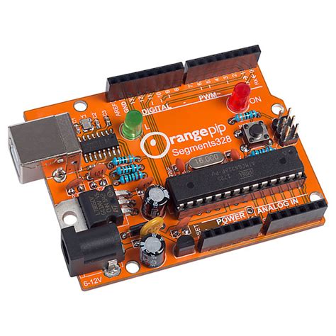 orangepip segments 328 build your own arduino kit rapid online
