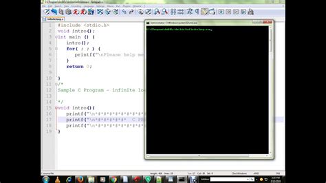 infinite loop in c program youtube