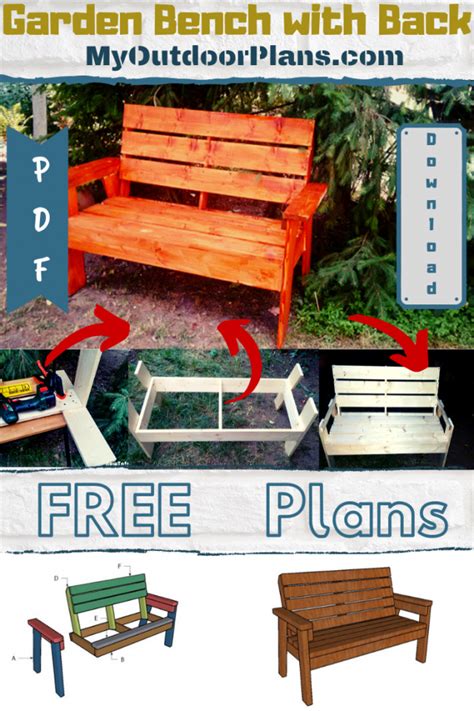 How To Build A 2x4 Garden Bench Pdf Download