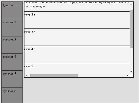 javascript large data table with first column fixed