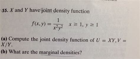 solved x and y have joint density function f x y 1 x 2y