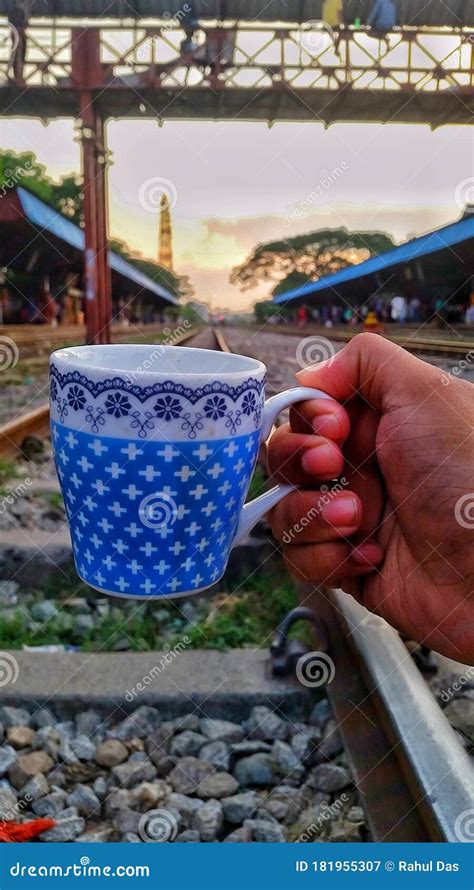 Indian Chai Cup Of Tea Morning Tea Blur Background Stock Image Image