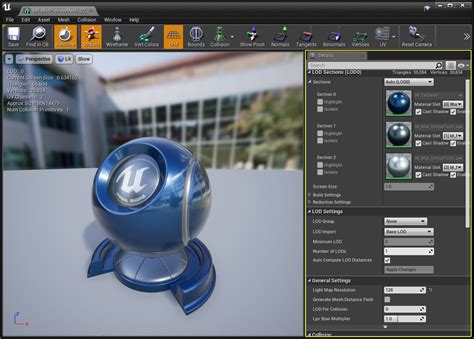 mesh distance fields settings unreal engine 4 27 documentation