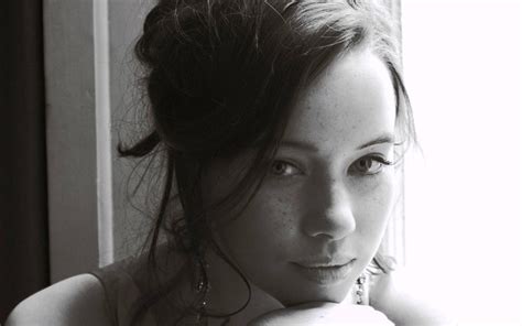 1920x1200 Women Model Brunette Long Hair Monochrome Face Portrait