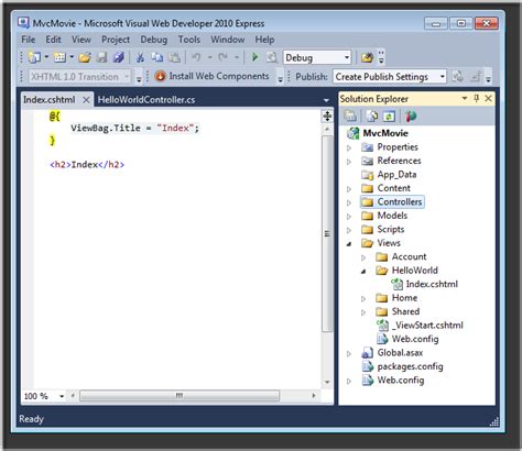 agregar una vista c microsoft learn