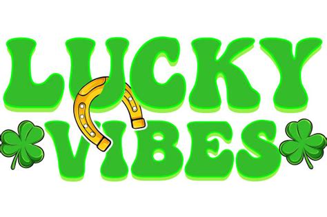 St Patricks Day Lucky Vibes Svg Graphic By Rk Tees · Creative Fabrica