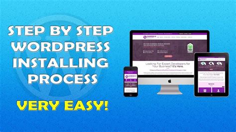 step by step wordpress installing process how to install wordpress