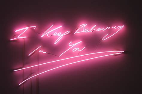 Macro Rome Tracey Emin Aesthetic Words Neon Art Museum Of