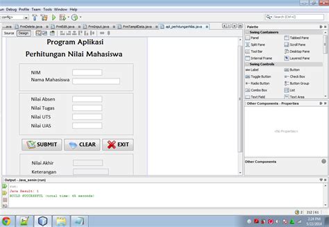 Menghitung Nilai Akhir Mahasiswa Dengan Java Gui ~ Muslimah In Tech