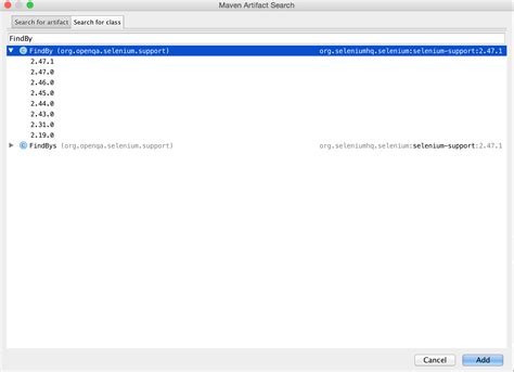 java maven intellij fails to update selenium version to 2 53 0