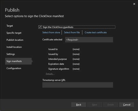 deploy a windows desktop application using clickonce visual