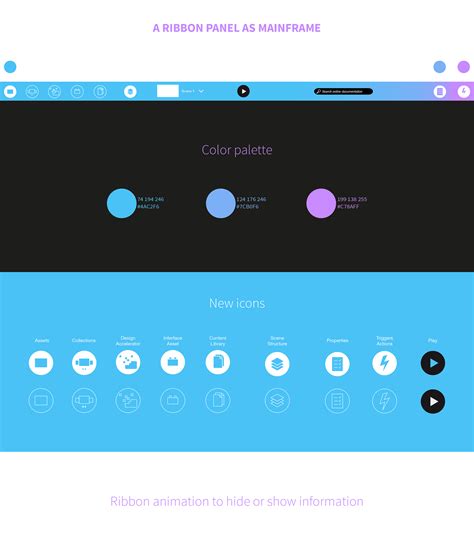 new interface for intuiface composer on behance