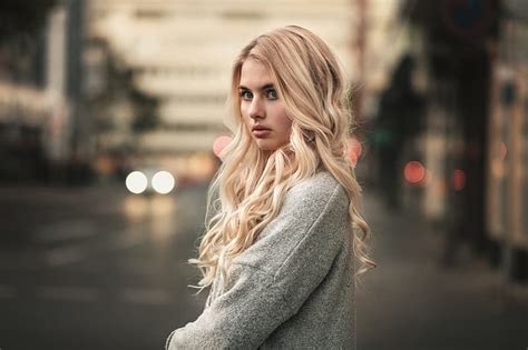 Hd Wallpaper Girl Look Blonde Martin Kühn Jellina Wallpaper Flare