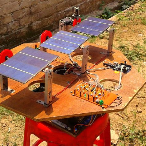 single and dual axis solar tracker using arduino and the corresponding
