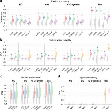 Prediction Accuracy And Feature Weight Test Retest Reliability