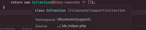 laravel debugbar package breaks collection constructor parameter