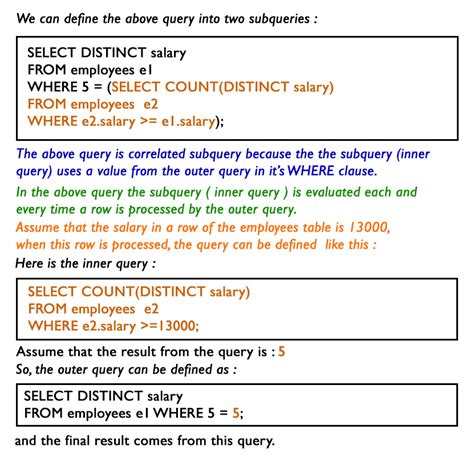 mysql subquery exercises find the 5th maximum salary in the employees