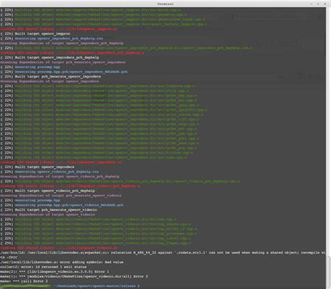 problems installing opencv in linuxmint opencv qanda forum
