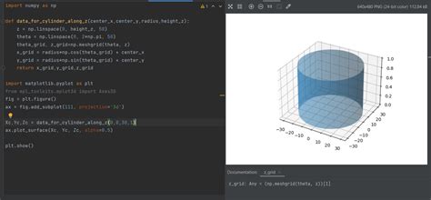 [solved] in python use matplotlib to draw a wireframe cylinder the
