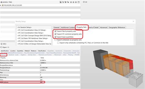 wrong value of property with power unit watt in exported ifc with