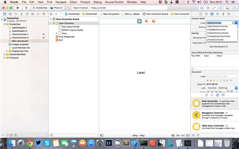 ios iboutlets not showing on xcode 6 1 6a1052d stack overflow
