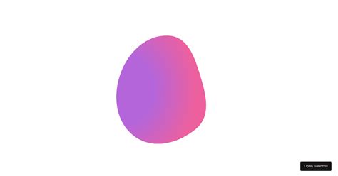 react spring animated svg blob forked codesandbox