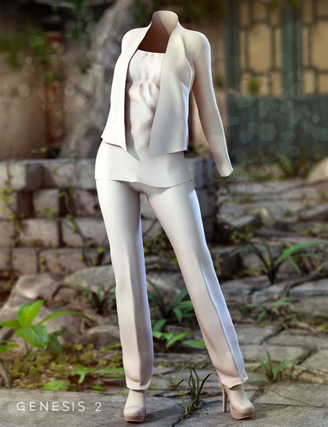 Smart And Sassy Outfit For Genesis 2 Female S Daz 3d