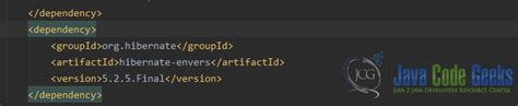hibernate envers example examples java code geeks 2022