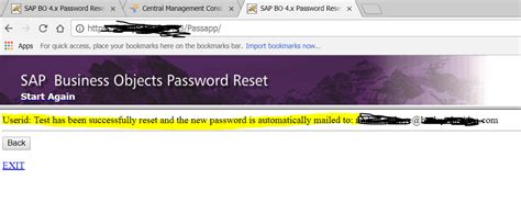 automatic password reset application for sap businessobjects bi 4 x