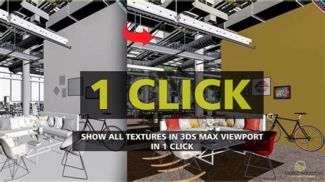 how to show all texture in viewport in one click 3ds max v ray and