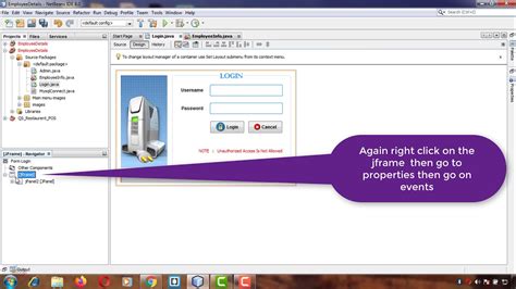 how to remove the event in java netbeans youtube