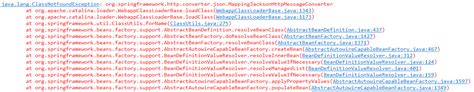 java lang classnotfoundexception org springframework