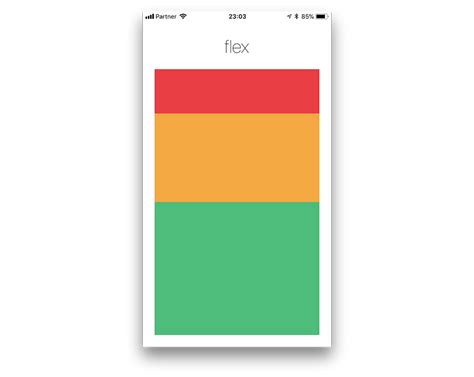 layout with flexbox · react native