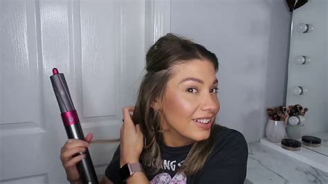 How I Curl My Hair Using The Dyson Airwrap Youtube