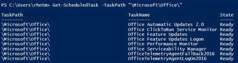 how to run a scheduled task in task scheduler through powershell